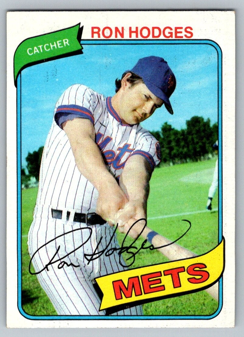 1980 TOPPS BASEBALL CARD METS RON HODGES #172 | eBay