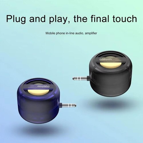 NEW Portable Mini Speaker USB Small Speaker with 3.5mm Input Jack Aux ...