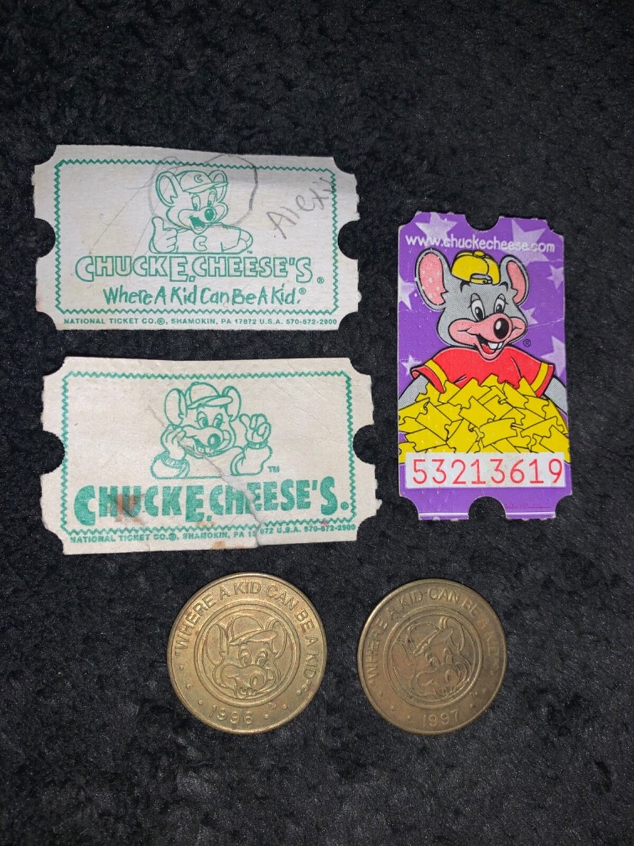 Chuck E Cheese 50 Tickets Chuck E. Cheese’s FUN Ticket Arcade Games