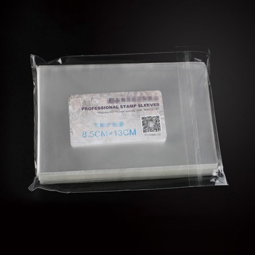 100Pcs Stamp Protection Collection Bag Clear OPP Pouch Display Storage ...