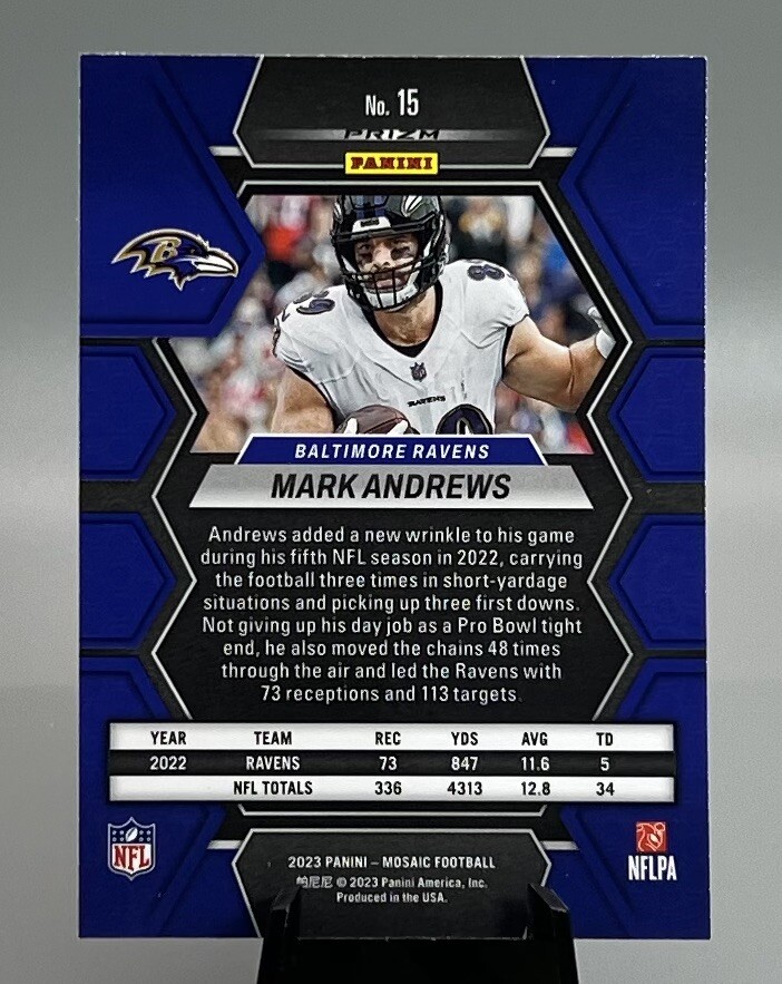 2023 Panini Mosaic Football - Mark Andrews Mosaic - Baltimore Ravens | eBay