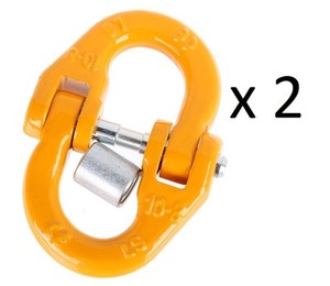 (2 Pack) 13mm Chain Link Connector Hammerlock Joiner 4X4 Chain Link ...