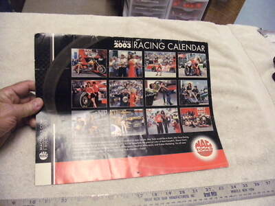 2003 MAC TOOLS Racing Calendar, see pictures | eBay