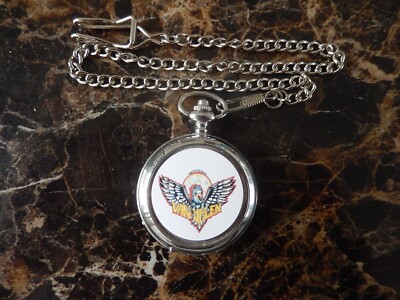 VAN HALEN CHROME POCKET WATCH WITH CHAIN (NEW) | eBay