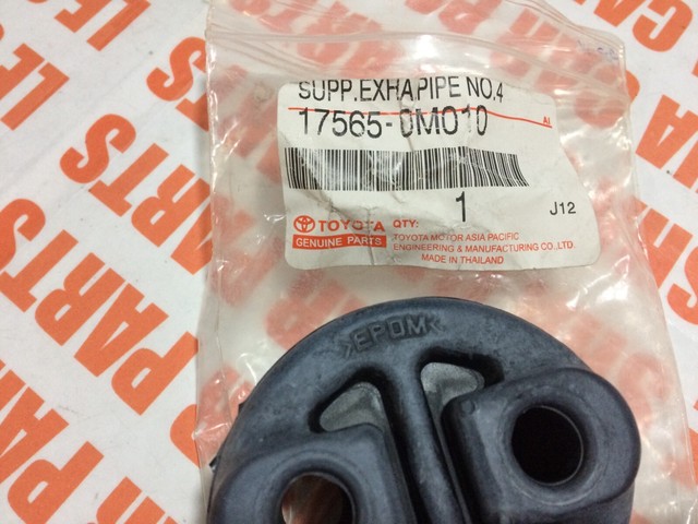 GENUINE TOYOTA HILUX 2005-2015 EXHAUST PIPE RUBBER HANGER 17565-0M010 ...