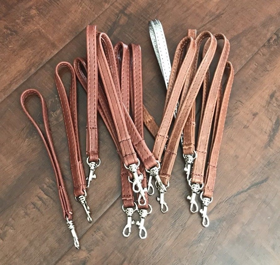 Leather Wrist Strap Keychain, Key Holder, Key Chain Ring | eBay