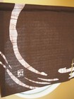 Kyoto Enso Maru Pattern Noren Door curtain Roketsu dye Brown 85x43cm ...