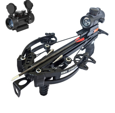 125lbs WT-MINI STRIKER NARROW LIMB PISTOL CROSSBOW with RED AND GREEN ...