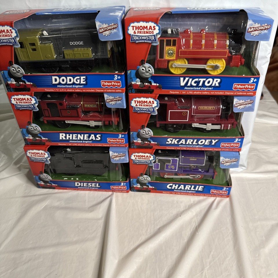 Thomas and Friends Trackmaster NEW IN BOXES. HIT/FISHER-PRICE SET OF 6 ...