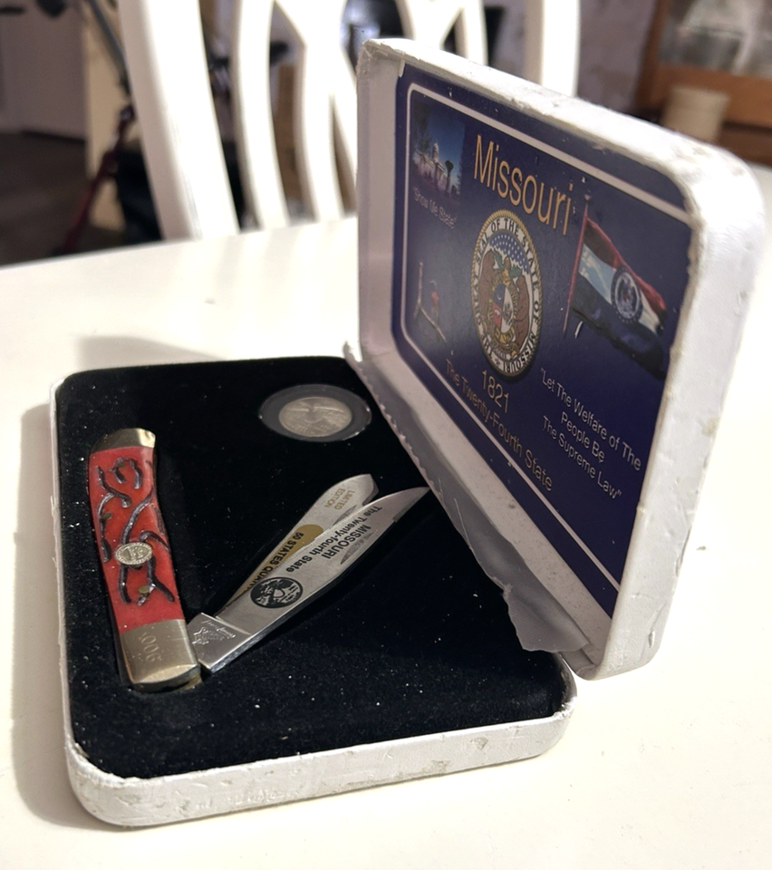 Missouri 24th State Pocket Knife State Quarter Set In Case | eBay