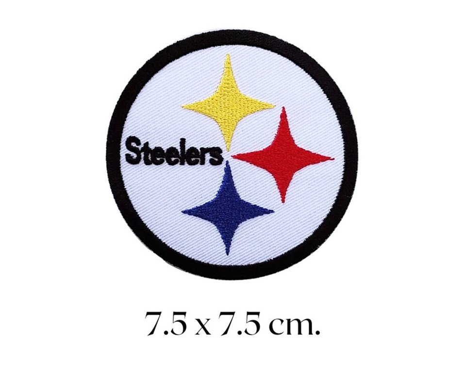 Pittsburgh Steelers Football Embroidered Patch Iron on Or Sewing on ...