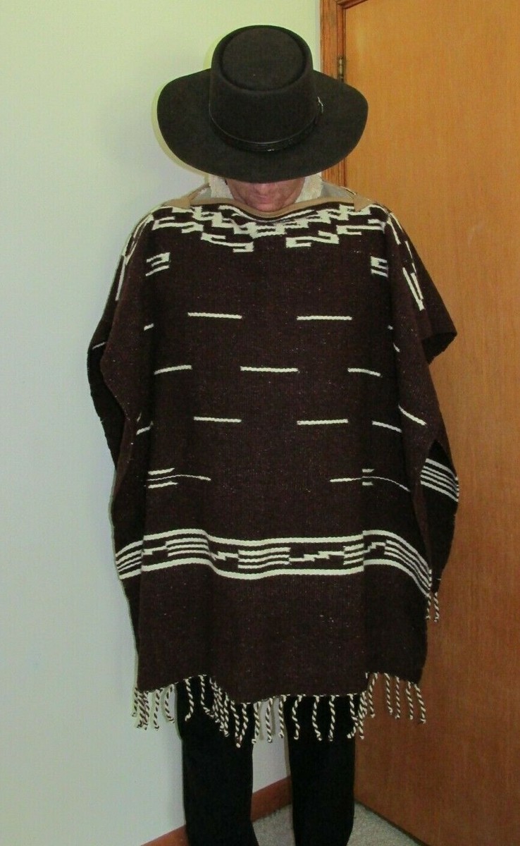 Wool Cowboy Poncho