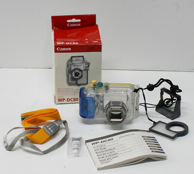 Canon WP-DC80 Digital Camera Waterproof Case Underwater w/ Box and ...