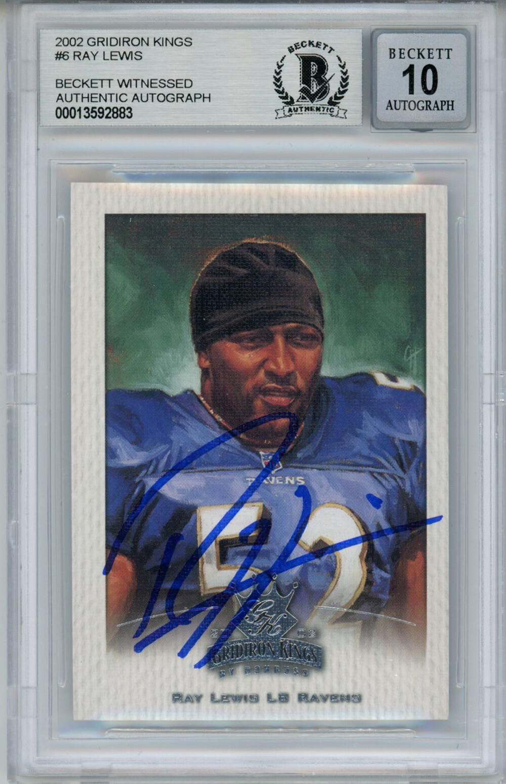 Ray Lewis | Autographed Football Memorabilia & NFL Merchandise