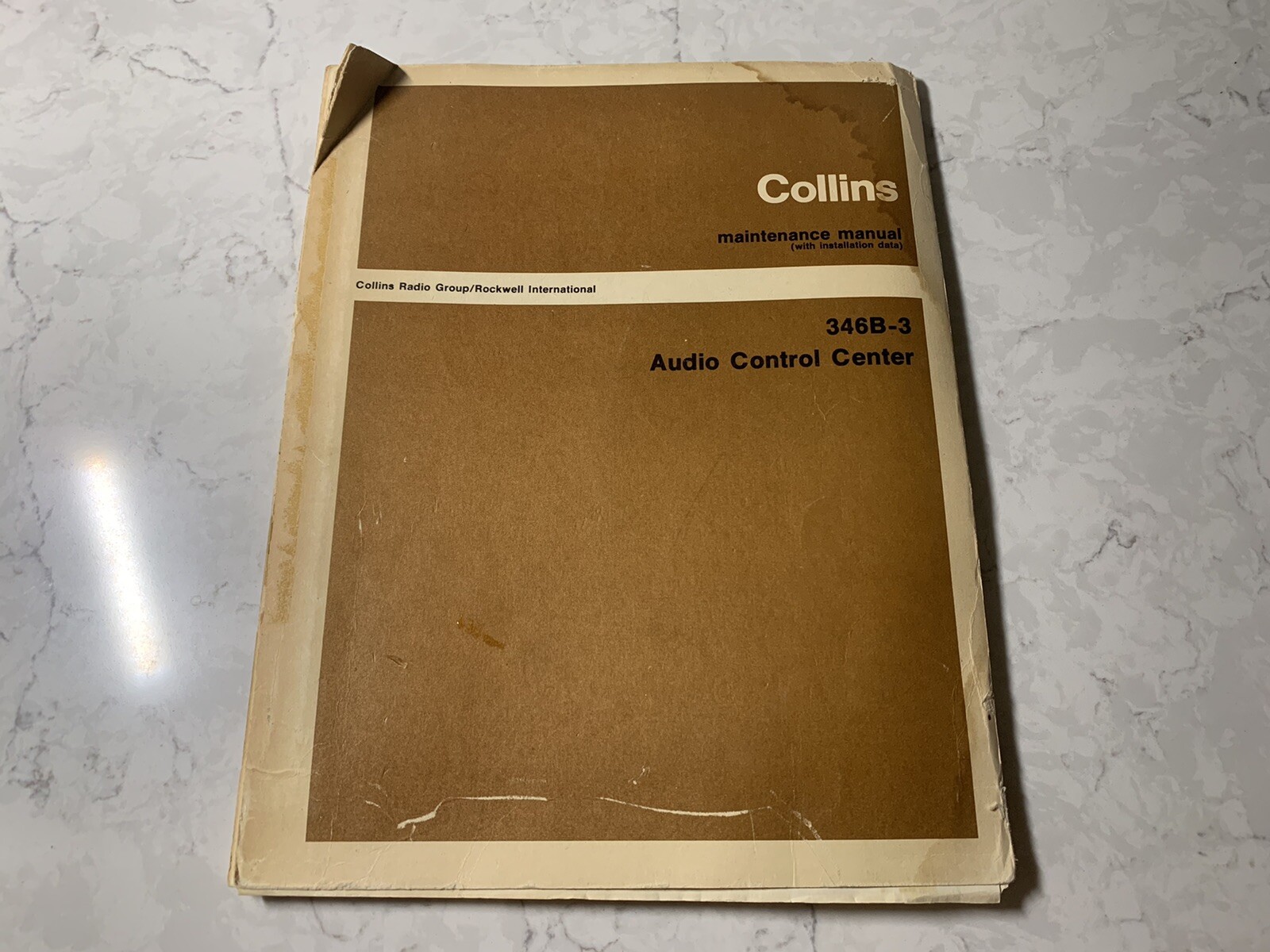 Collins 346B-3 Audio Control Center Install and Service Manual | eBay