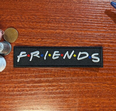 Friends Show Patch Logo 90s 2000s TV Sitcom Embroidered Iron On Patch ...