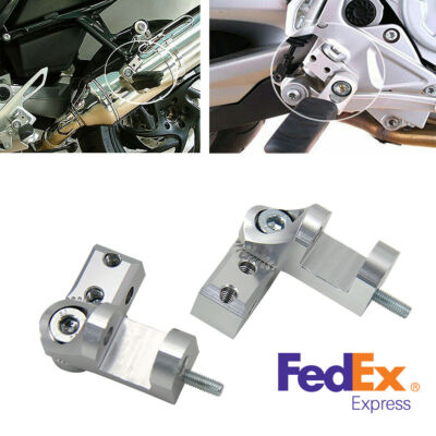 Universal 2X CNC Aluminum Motorcycle Foot Peg Passenger Footpeg ...