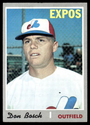 1970 Topps Don Bosch #527 Montreal Expos Baseball Card | eBay