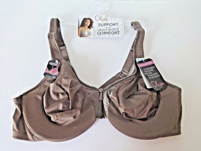 Olga Signature Support Satin Underwire Bra Size 40 C Style 35002 ...