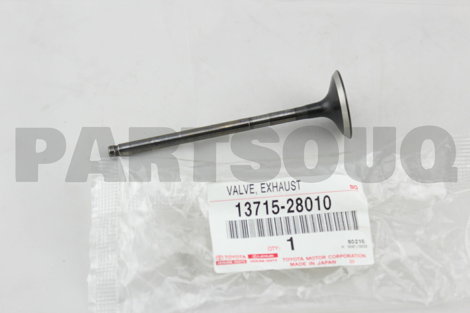 1371528010 Genuine Toyota VALVE, EXHAUST 13715-28010 | eBay