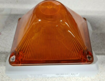 Feu flash 10J pyramidal 24-48Vcc Orange IP66 | eBay
