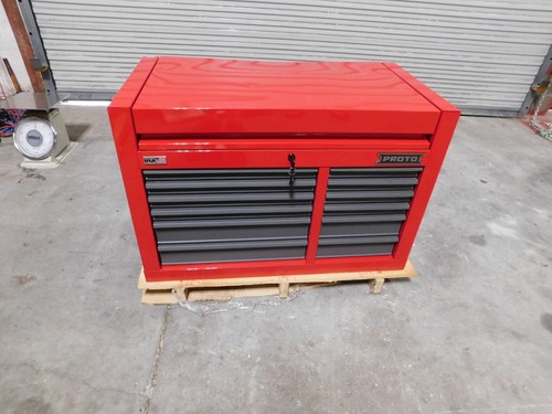 Proto Top Chest Tool Box 12 Drawer 41 x 22 x 27 Steel Red ...