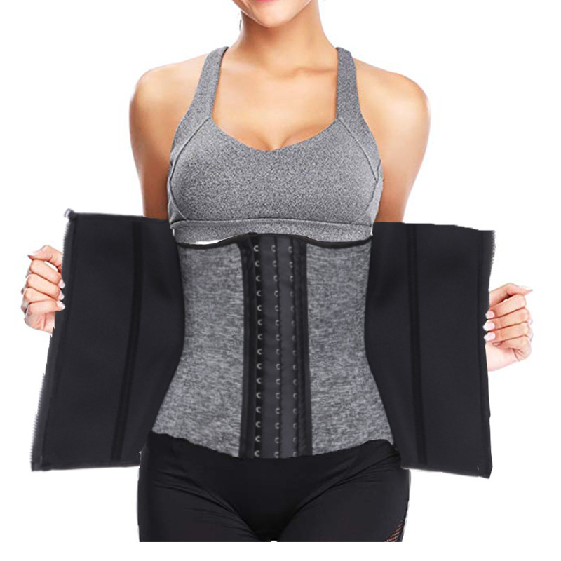 Full Body Shaper Black Latex Waist Trainer Cincher Underbust Corset ...