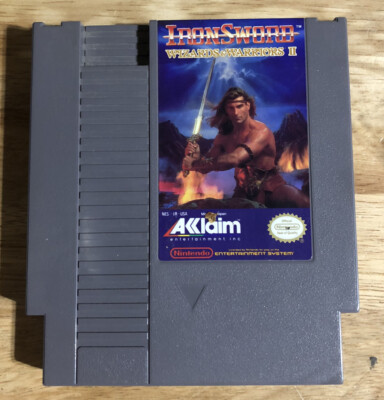 IronSword: Wizards & Warriors II (Nintendo Entertainment System, 1989 ...