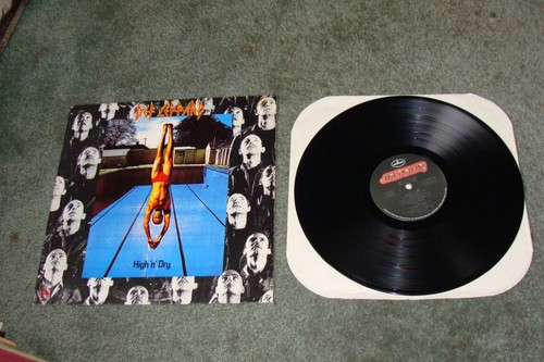 DEF LEPPARD HIGH 'N' DRY RECORD VINYL LP ALBUM ORIGINAL POLYGRAM 1984 N ...