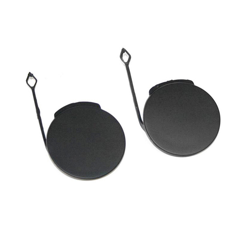 Pair Front Bumper Towing Hook Cover Plastic Gray Fit For Audi A2 2000 ...