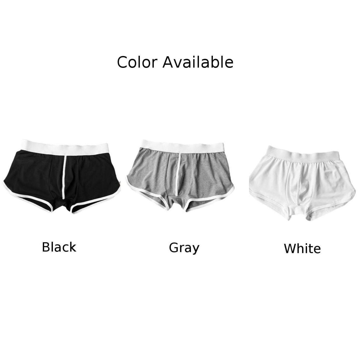 Boxer Shorts Men Underpants Loose Pouch Soft Trunks Underwear All ...
