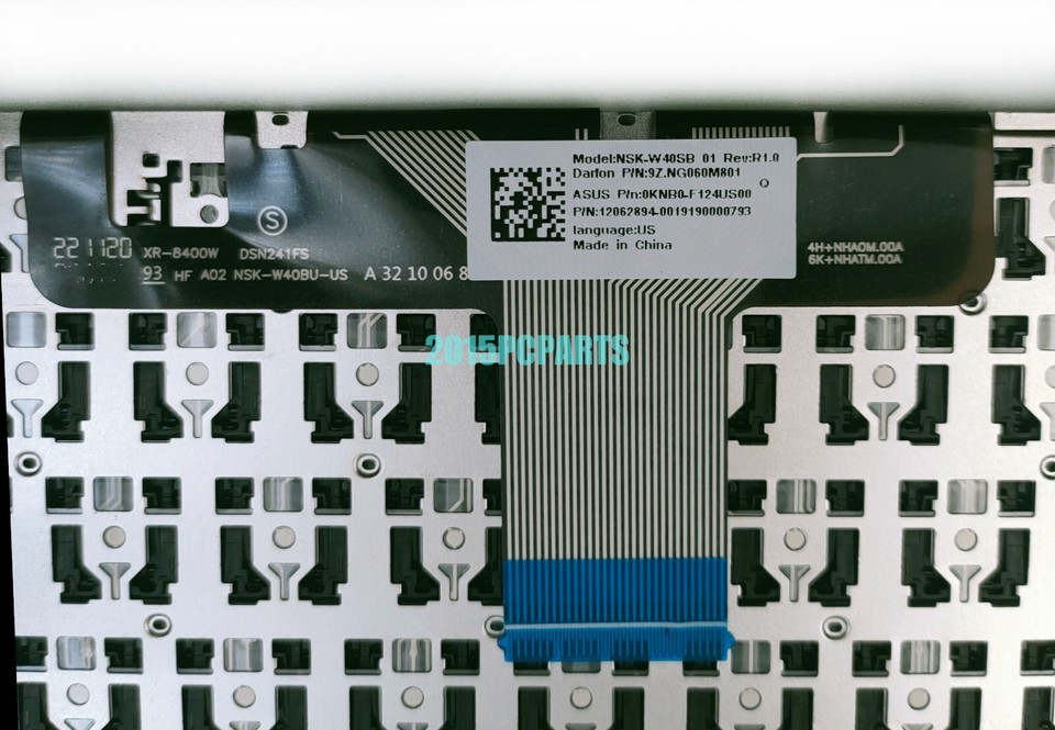 NEW Asus VivoBook E510 E510MA L510M L510MA-WB04 S533 S533FA Keyboard US ...