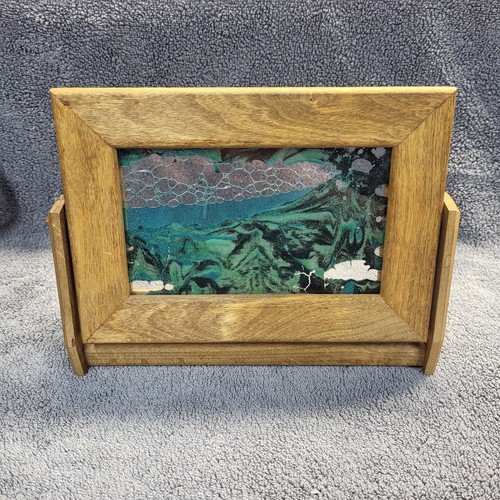 Exotic Sands Park City Utah William Taber Blue Liquid Sand Art Wood ...