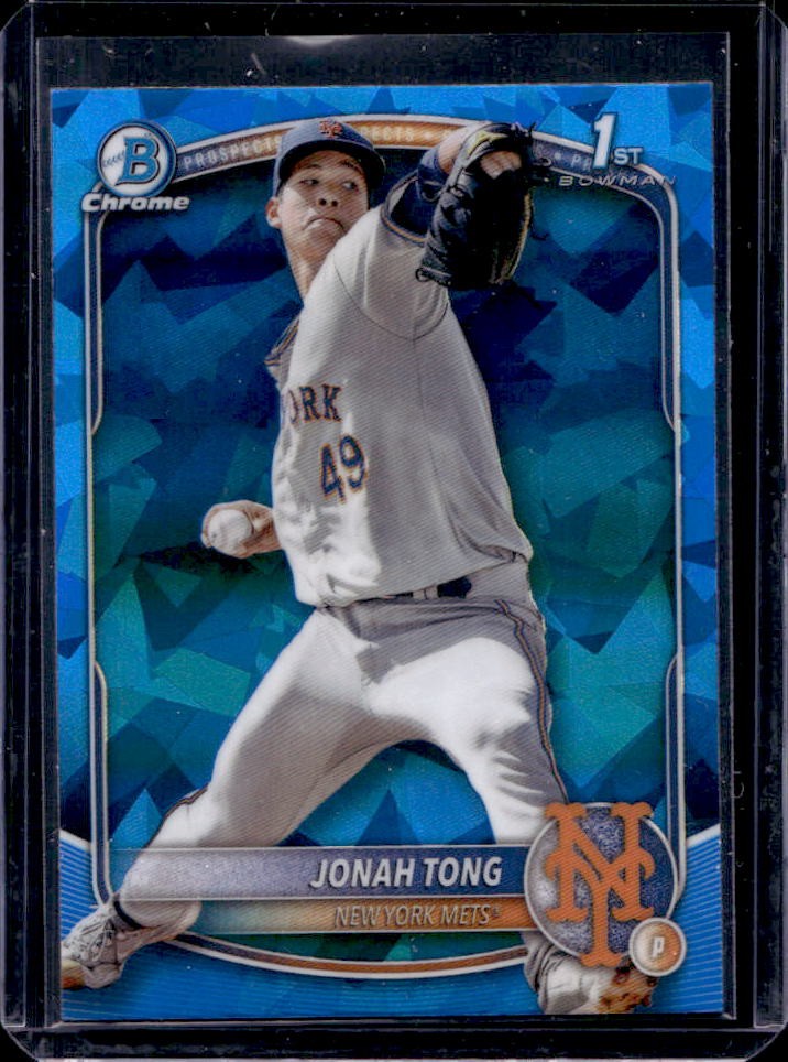 Jonah Tong 2025 Bowman Sapphire Edition #BCP-105 Chrome Prospects ...