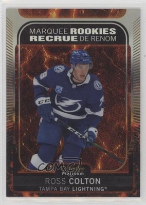 2021-22 O-Pee-Chee Platinum Marquee Rookies Hot Magma /499 Ross Colton ...