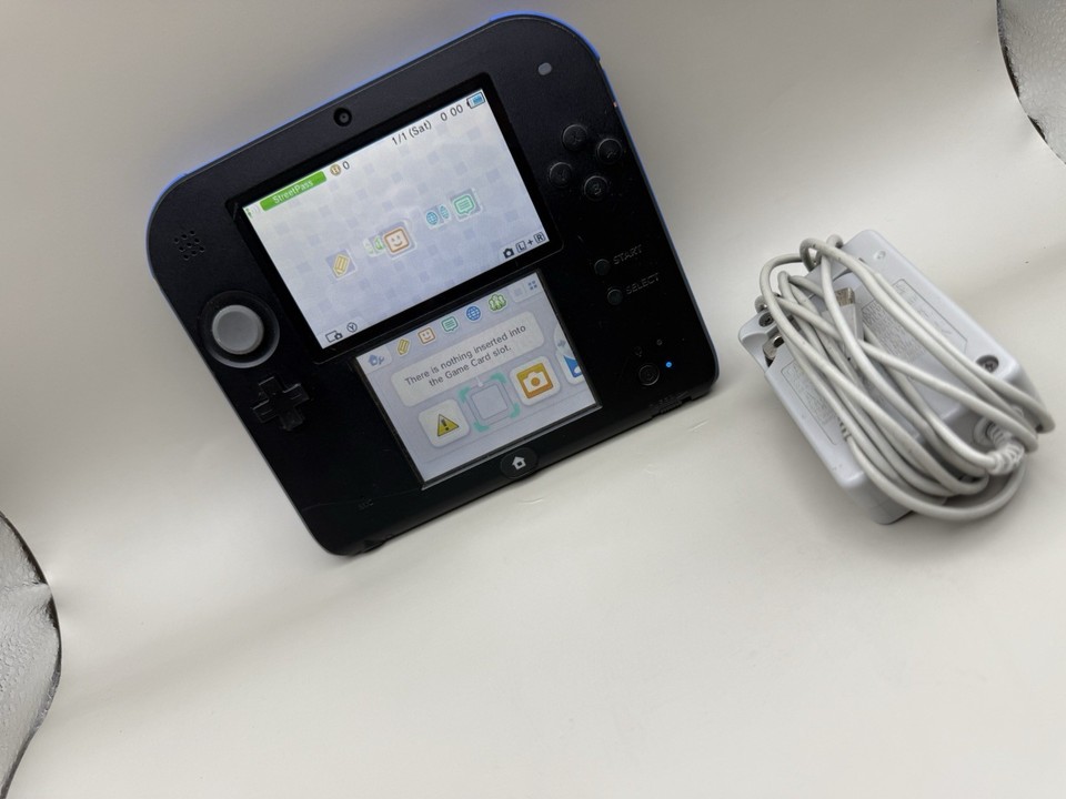 Nintendo 2DS Blue Handheld Game Console- Tested W/Stylus&Charger | eBay