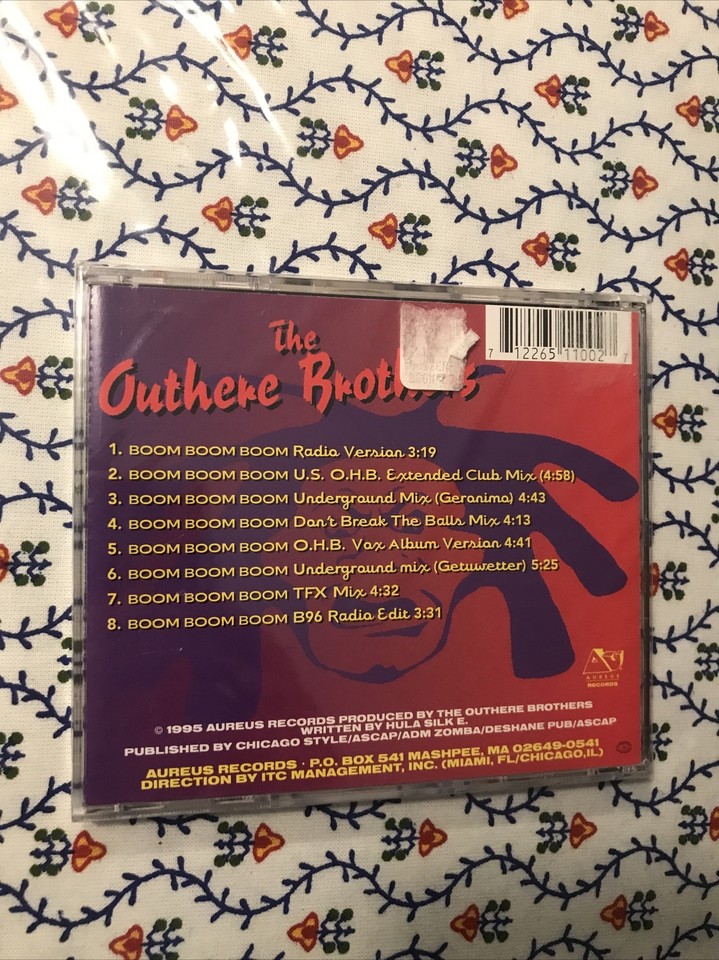 Boom Boom Boom [Maxi Single] by DJ Sputnik/The Outhere Brothers (CD ...