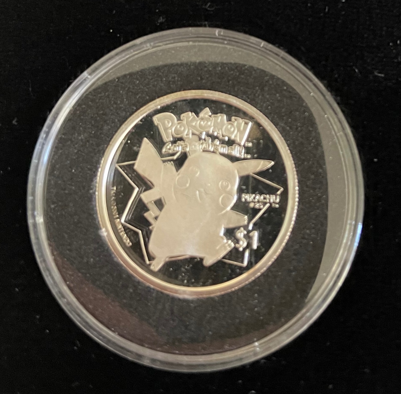 Pokemon Coins - 999 Silver Proof Niue - Complete Set 5 $1 - 2001 Pobjoy ...
