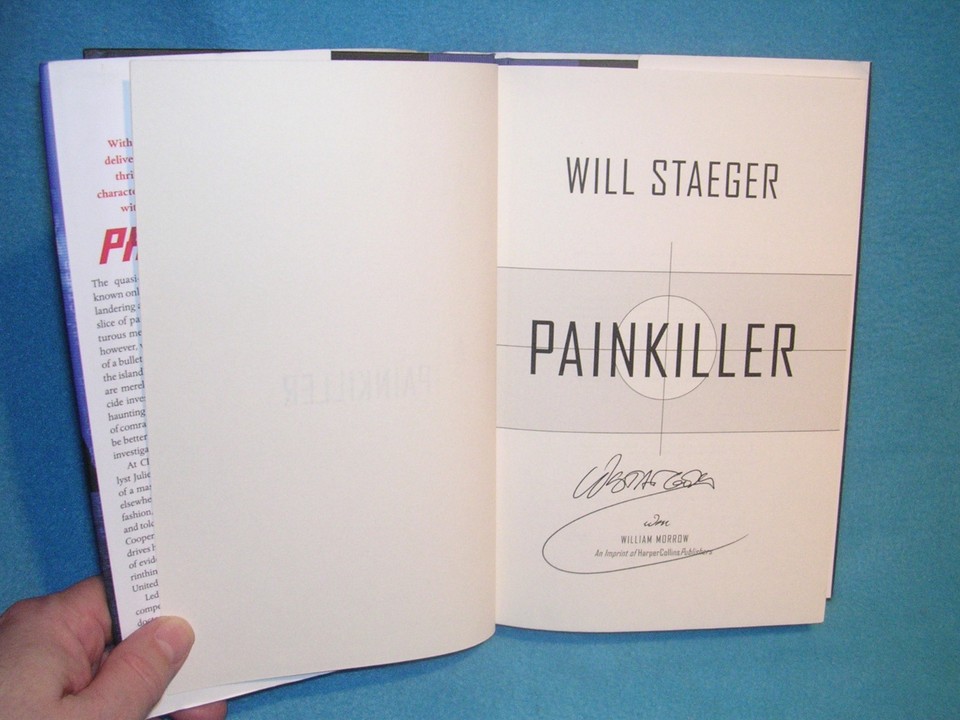 Painkiller : A Novel by Will Staeger (2005, Hardcover), 1st Edition ...