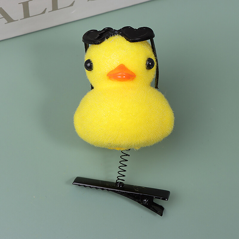 Little Yellow Duck Hairpin Spring Hair Hooks Girl Accessories Duck ...