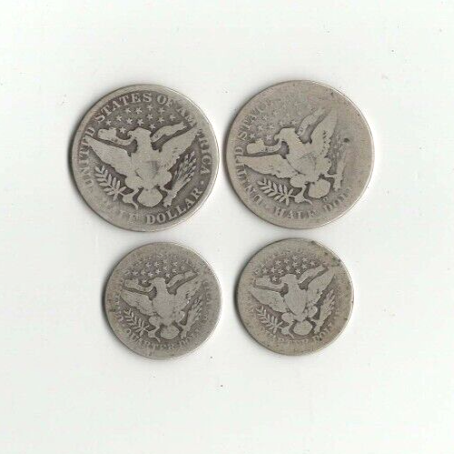 BARBER HALVES & QUARTERS 1902-1904. NO RESERVE OR MAKE OFFER | eBay
