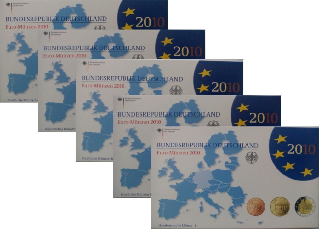 KMS Deutschland 2010 kompl. Jahrg. (A,D,F,G,J) Hart-Cover PP | eBay.de