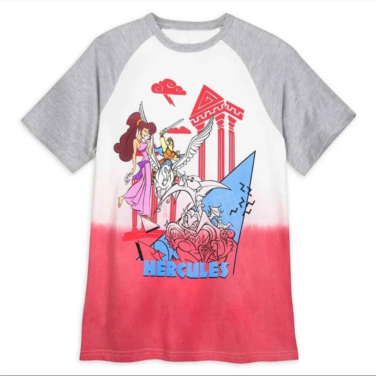 Disney Hercules Character Graphic Ombré T-Shirt Baseb… - Gem