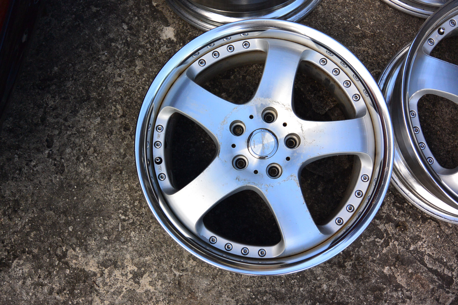 JDM 18" Work Euroline 5spoke wheels for civic alphard tsx rsx Harrier ...