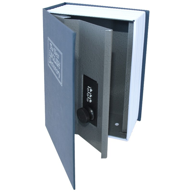Book Safe Lock Money Cash Sentry Hidden Secret Fire Proof Box Home ...
