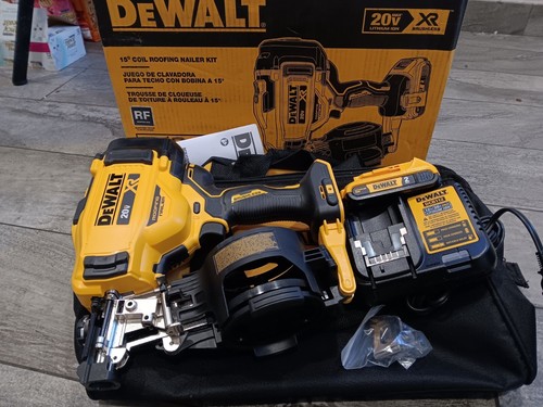 DeWALT DCN45RNB 20V MAX 15 Degree Cordless Coil Roofing Nailer | eBay