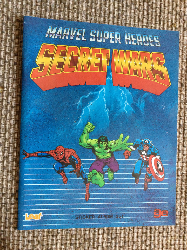 LEAF,Yr 1984 MARVEL SUPER HEROES ,SECRET WARS, STICKERS,20 PACKS PLUS ...