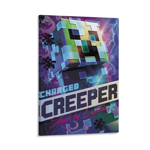 Minecraft creeper beach poster - bulklity