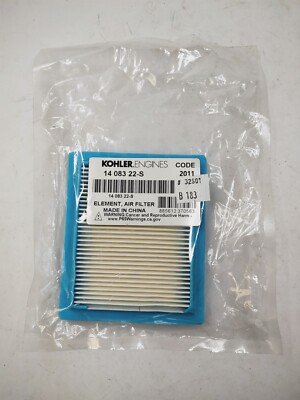 Kohler 1408322S Air Filter Element Genuine OEM | eBay
