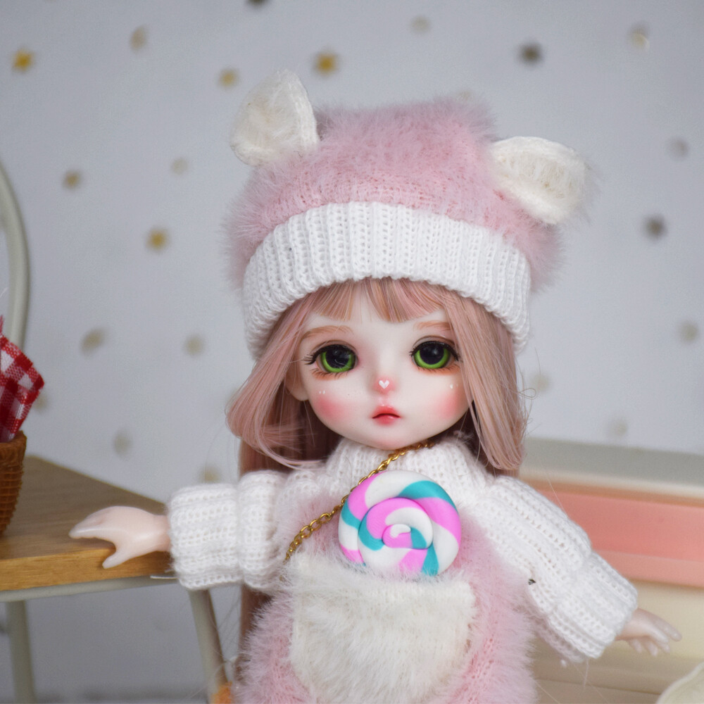 1/12 BJD 16cm Mini Girl Dolls with Clothes Shoes Wigs Hats Face Makeup ...